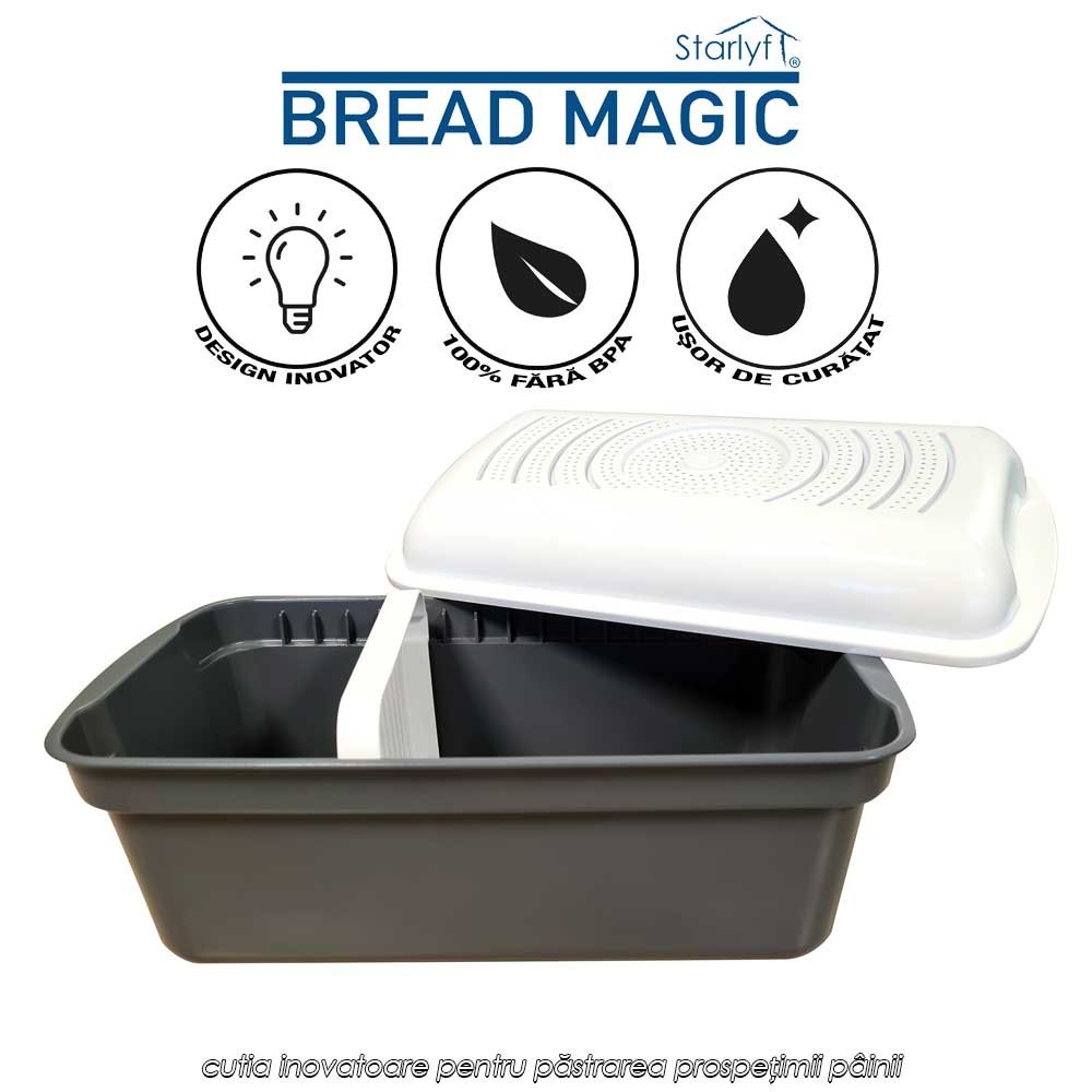 🍞Starlyf Bread Magic - cutia inovatoare pentru păstrarea prospețimii pâinii