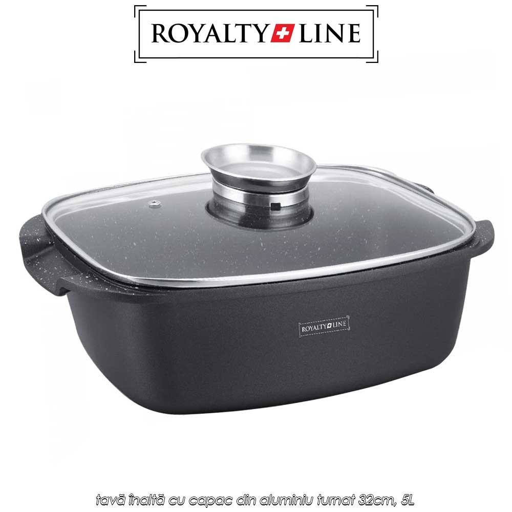 🥘Royalty Line Roasting Pan RL-ACR32ML | preț 199lei - transport Gratuit ...